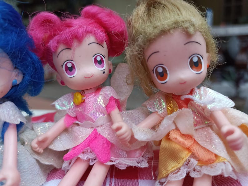 Ojamajo Doremi Doll Set – Lot of 4 Vintage Magical Girl Anime Dolls ...