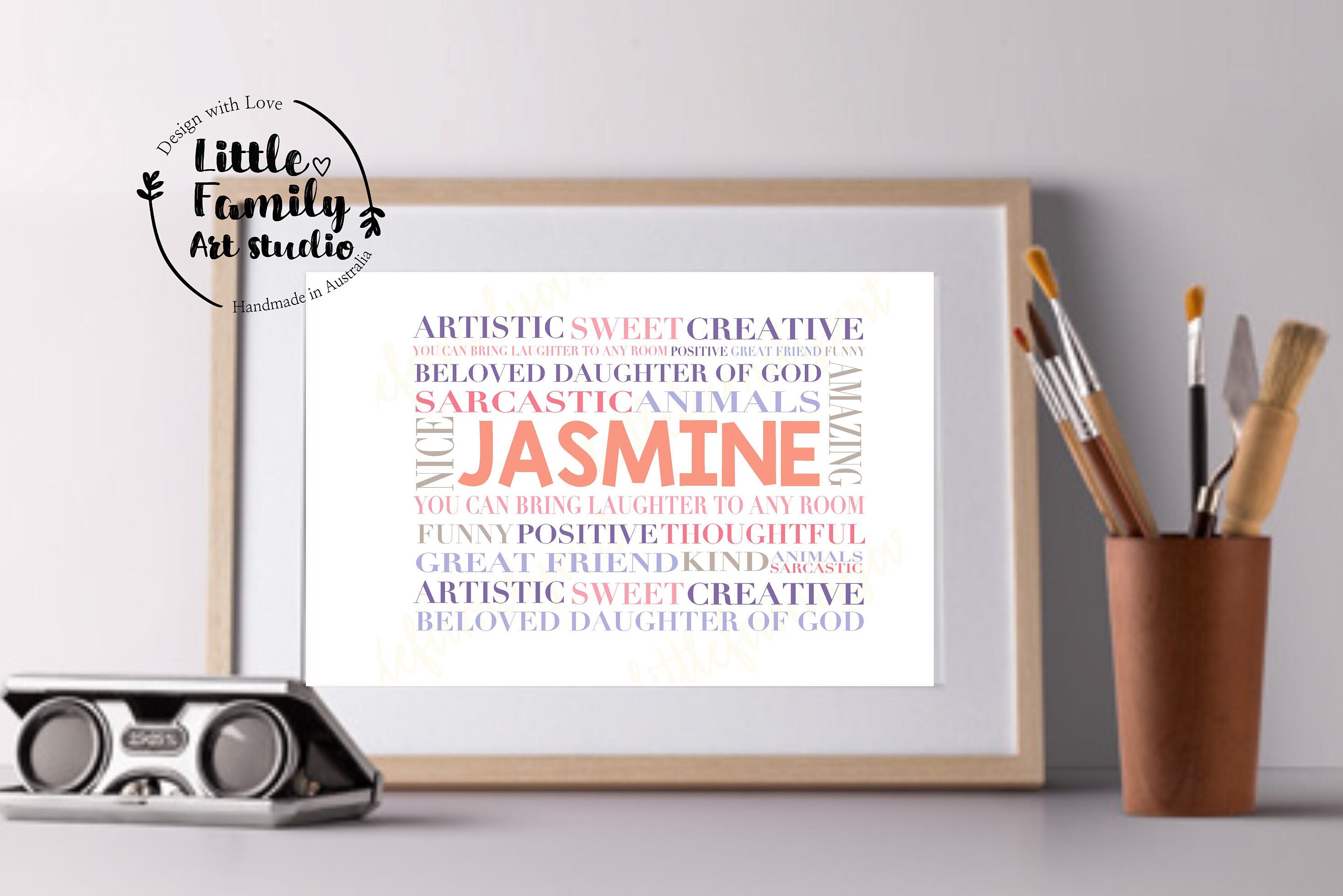 Graduation Gift, Word Cloud Print, Personalized Name Typography ...