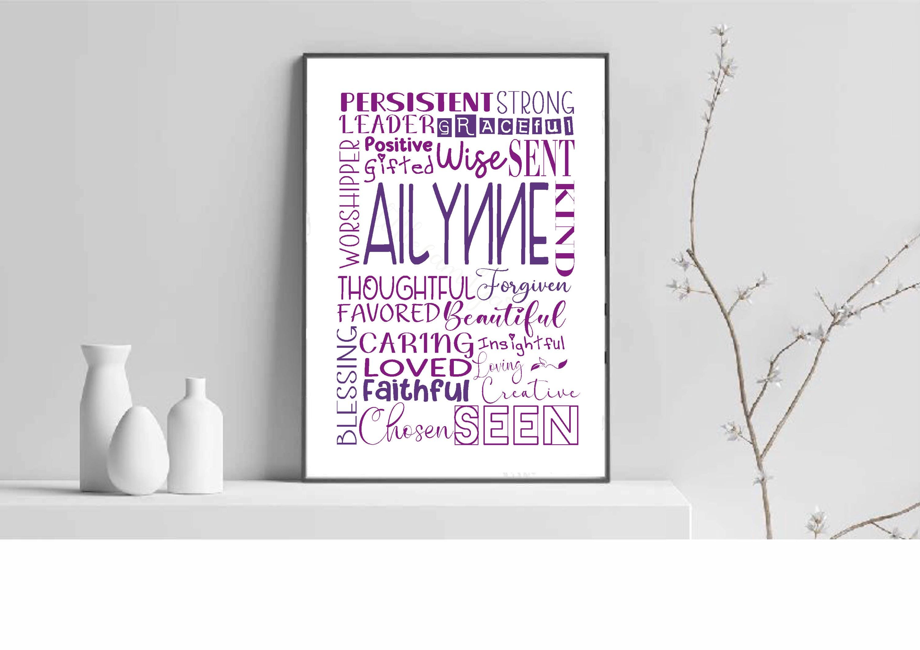 DIGITAL - Design Your Collage Word Art - Your Own Words, Any Colour ...
