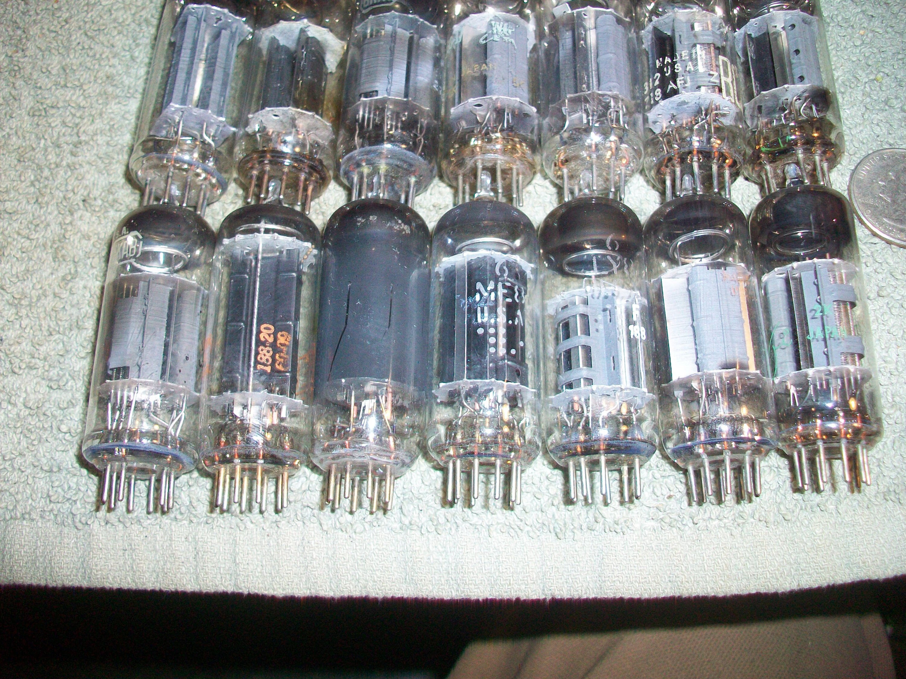 Lot of 20 Medium 9 Pin Vacuum Tubes for Steampunk or Art Projects - Etsy