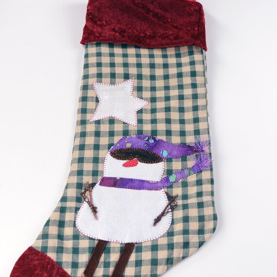 Skier Christmas stocking Skiing Christmas stocking Skier | Etsy