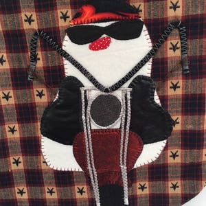 Biker Christmas Stocking * Motorcycle Christmas Stocking * Biker Gift ...