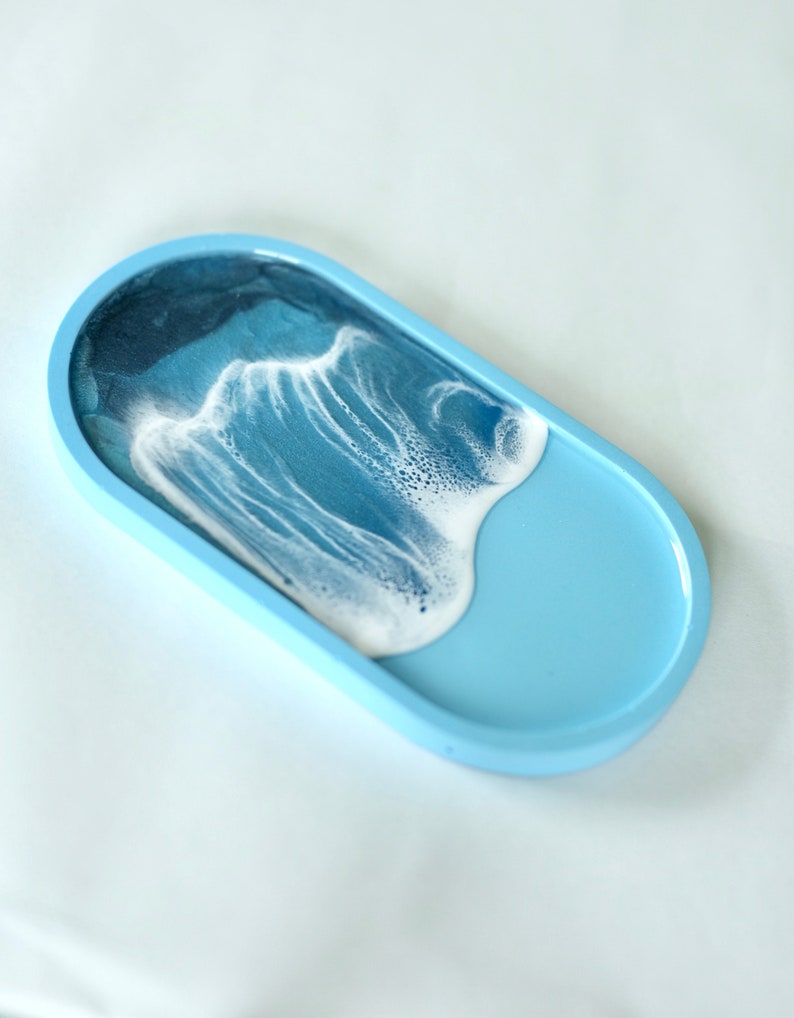 Empty Pocket Tray With Resin Wave - Etsy