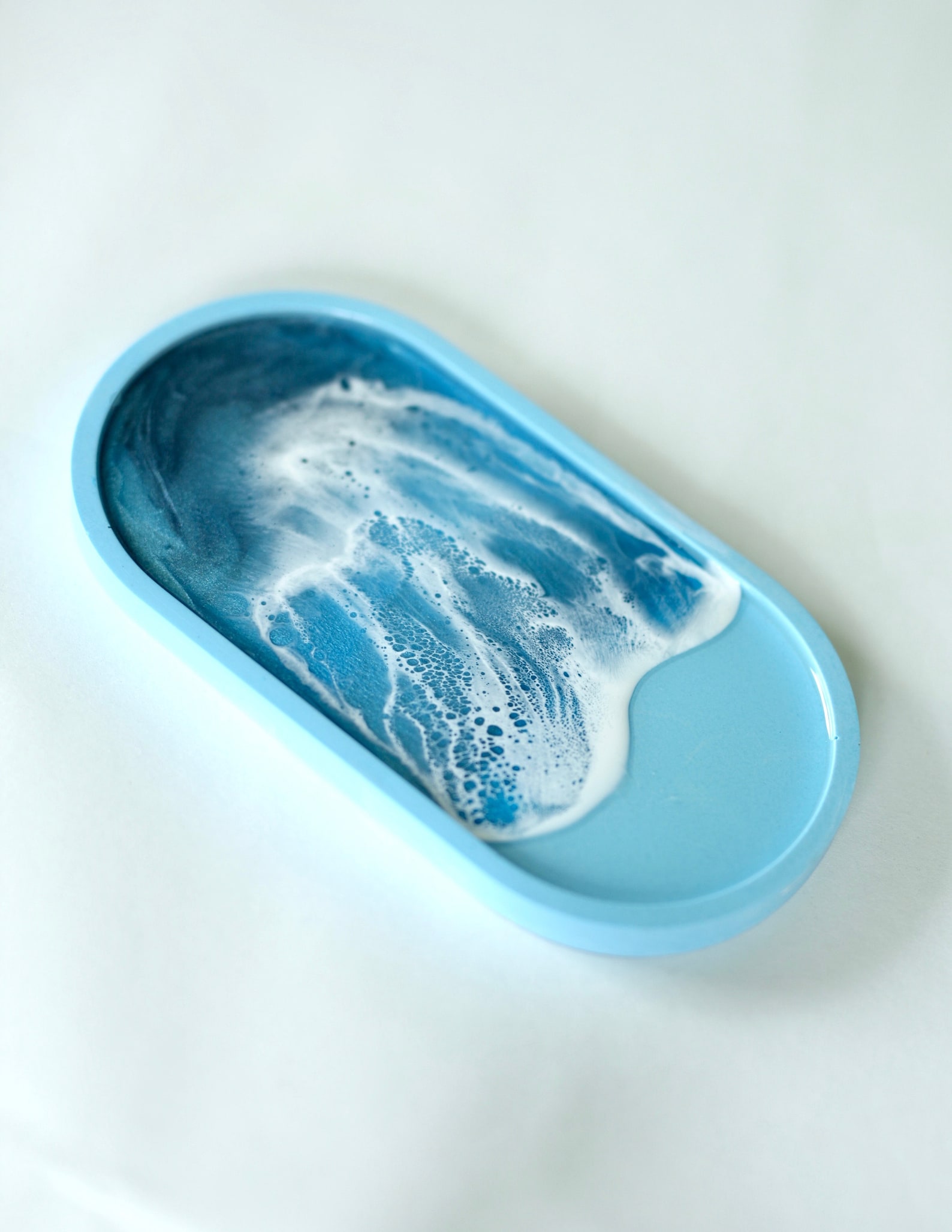 Empty Pocket Tray With Resin Wave - Etsy