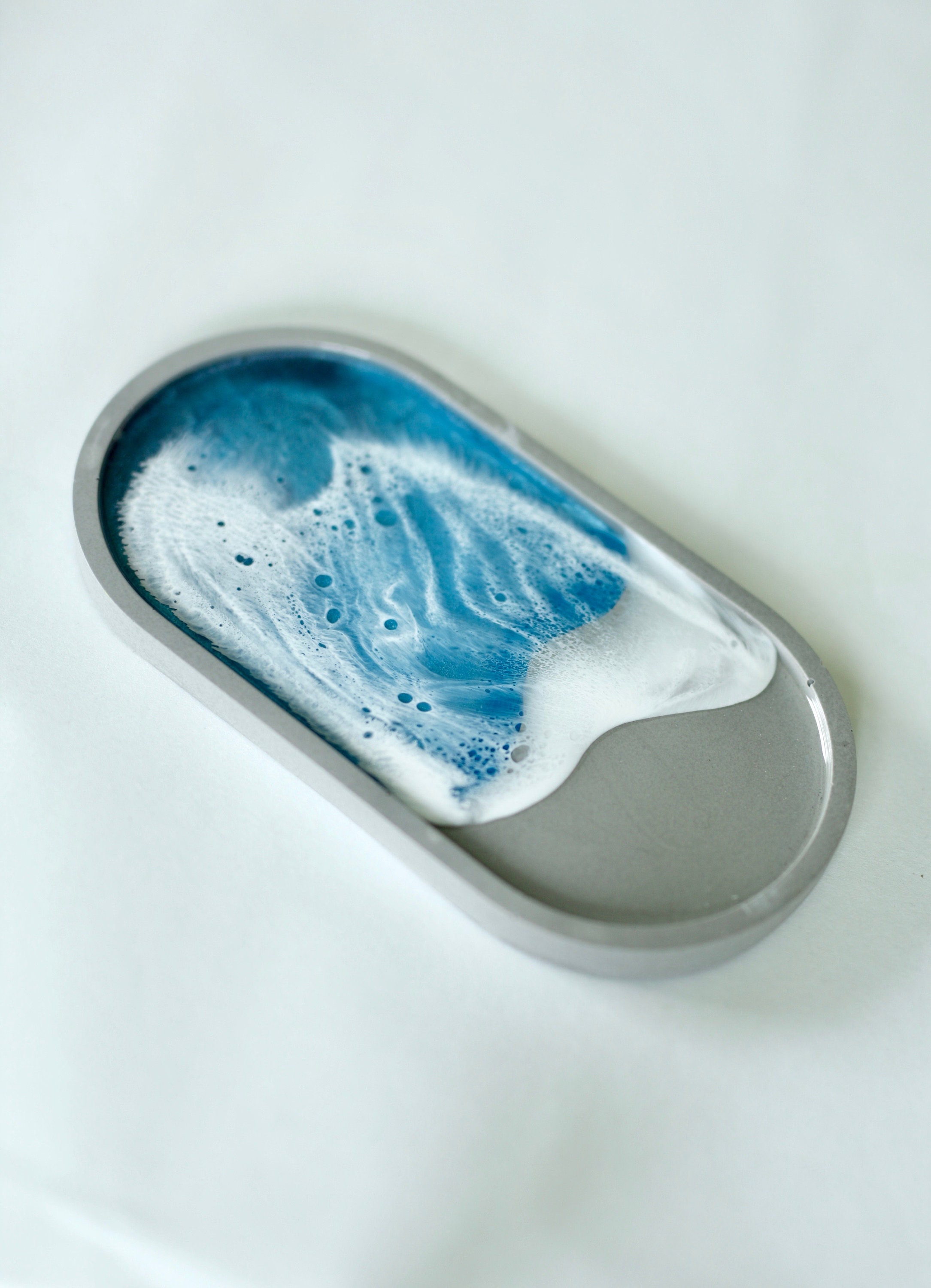 Empty Pocket Tray With Resin Wave - Etsy