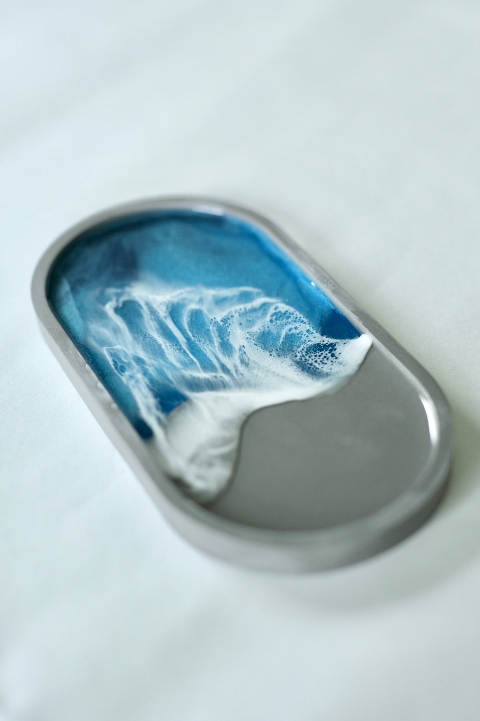 Empty Pocket Tray With Resin Wave - Etsy