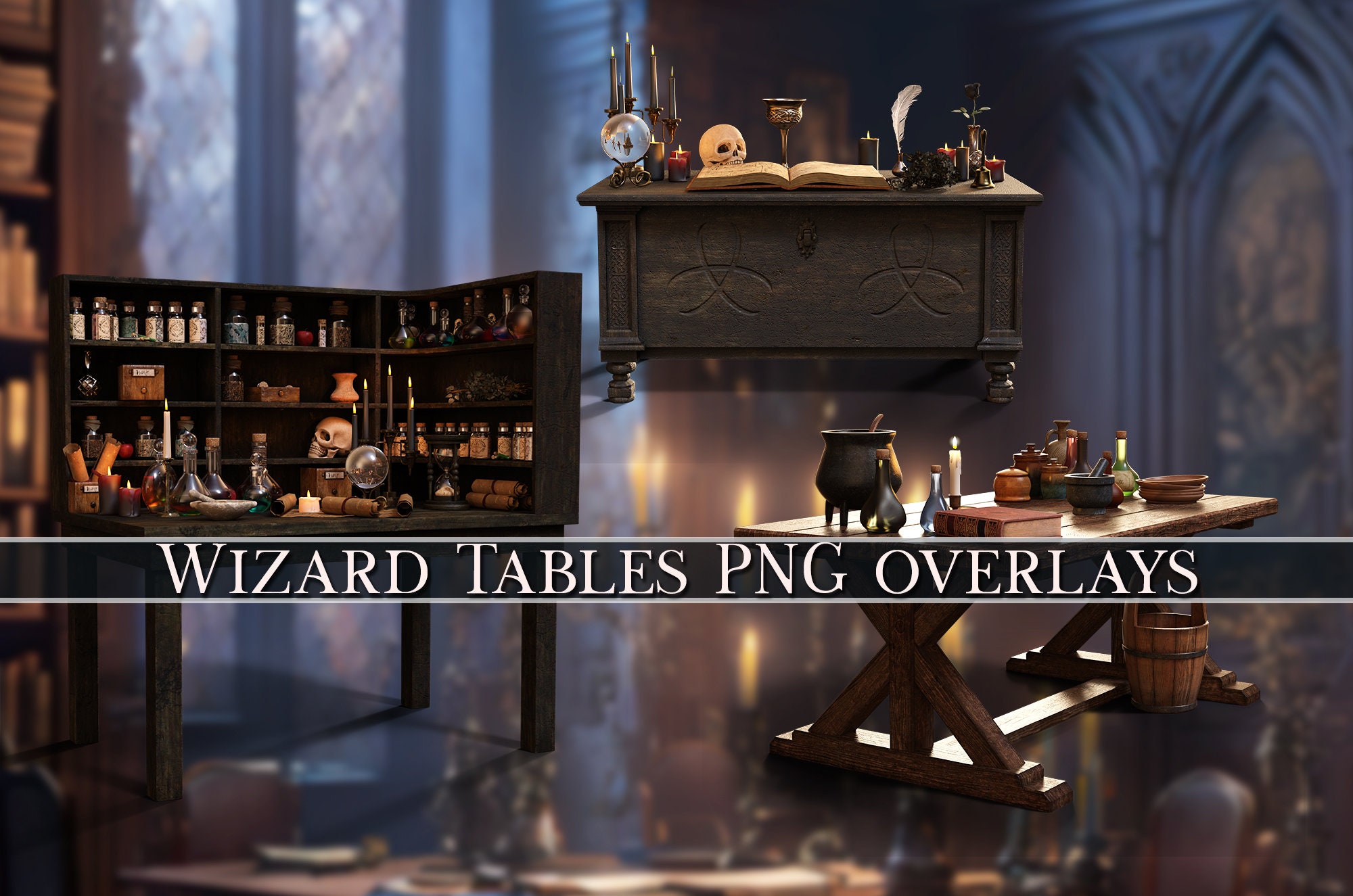 Wizard Overlays , Wizard Table , Overlays , Png , Magic Potions , Magic ...