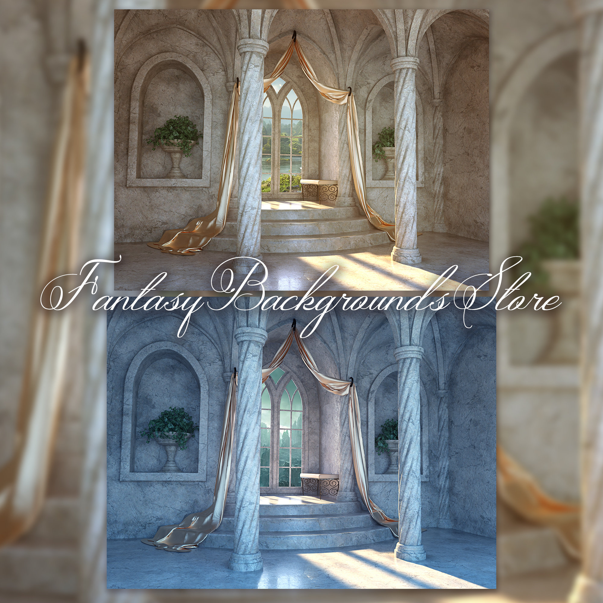 Princess Room Backgrounds , Digital Backdrop, Princess Backdrop Photo ...