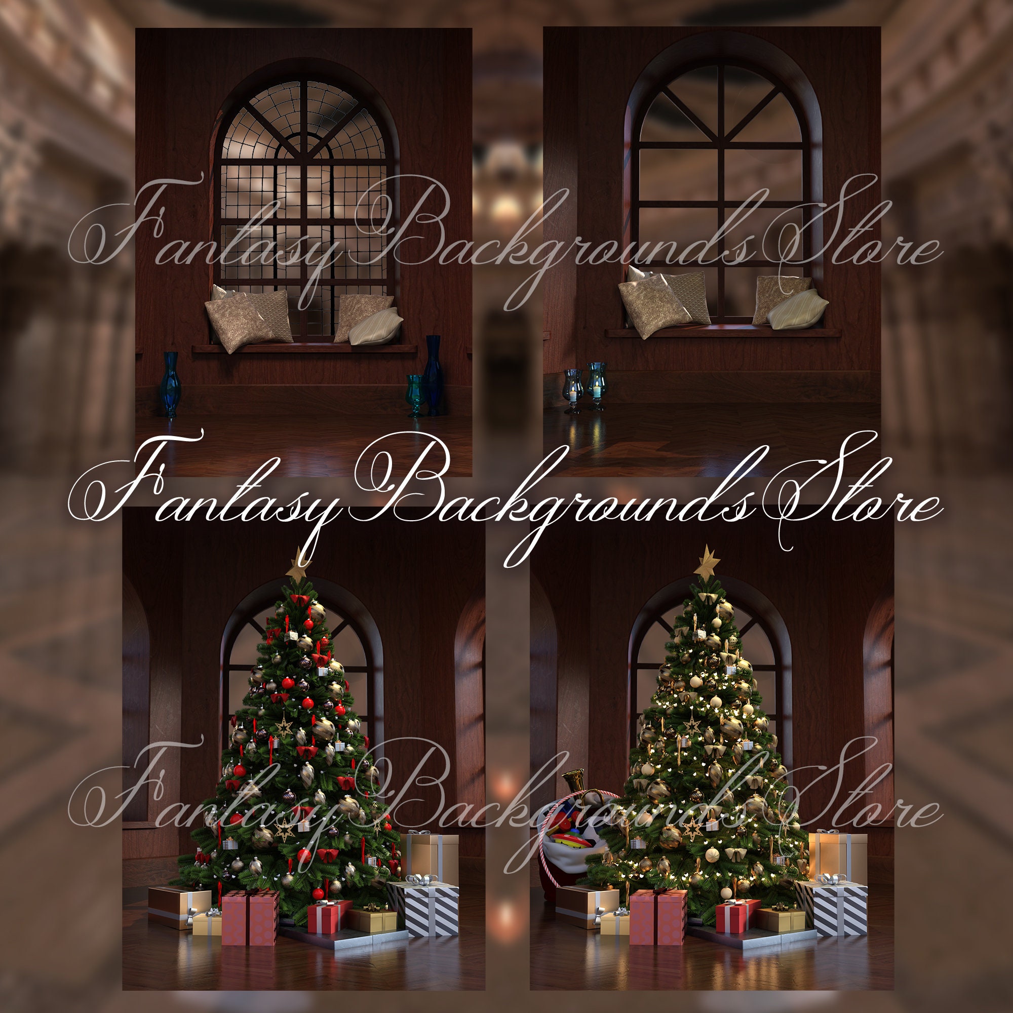 Windows Png and Christmas Trees - Etsy