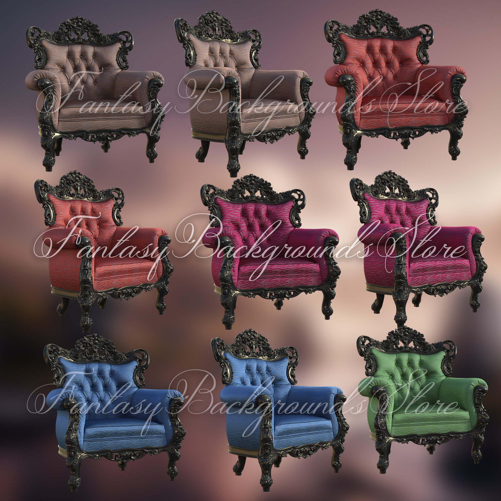 Fantasy Chair Throne Overlays - Etsy