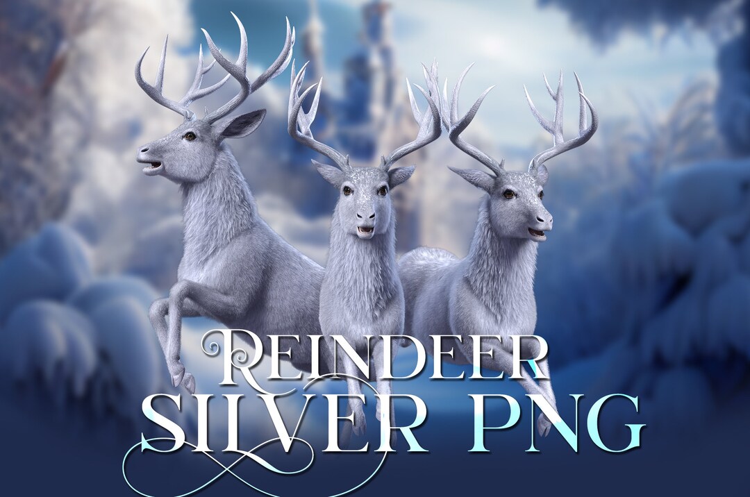 Reindeer Overlays, Reindeer Png , Christmas Overlay - Etsy