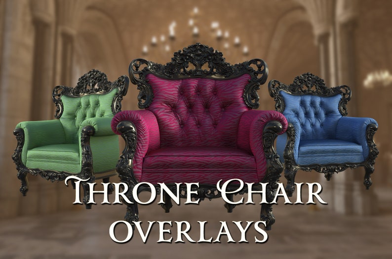 Fantasy Chair Throne Overlays - Etsy