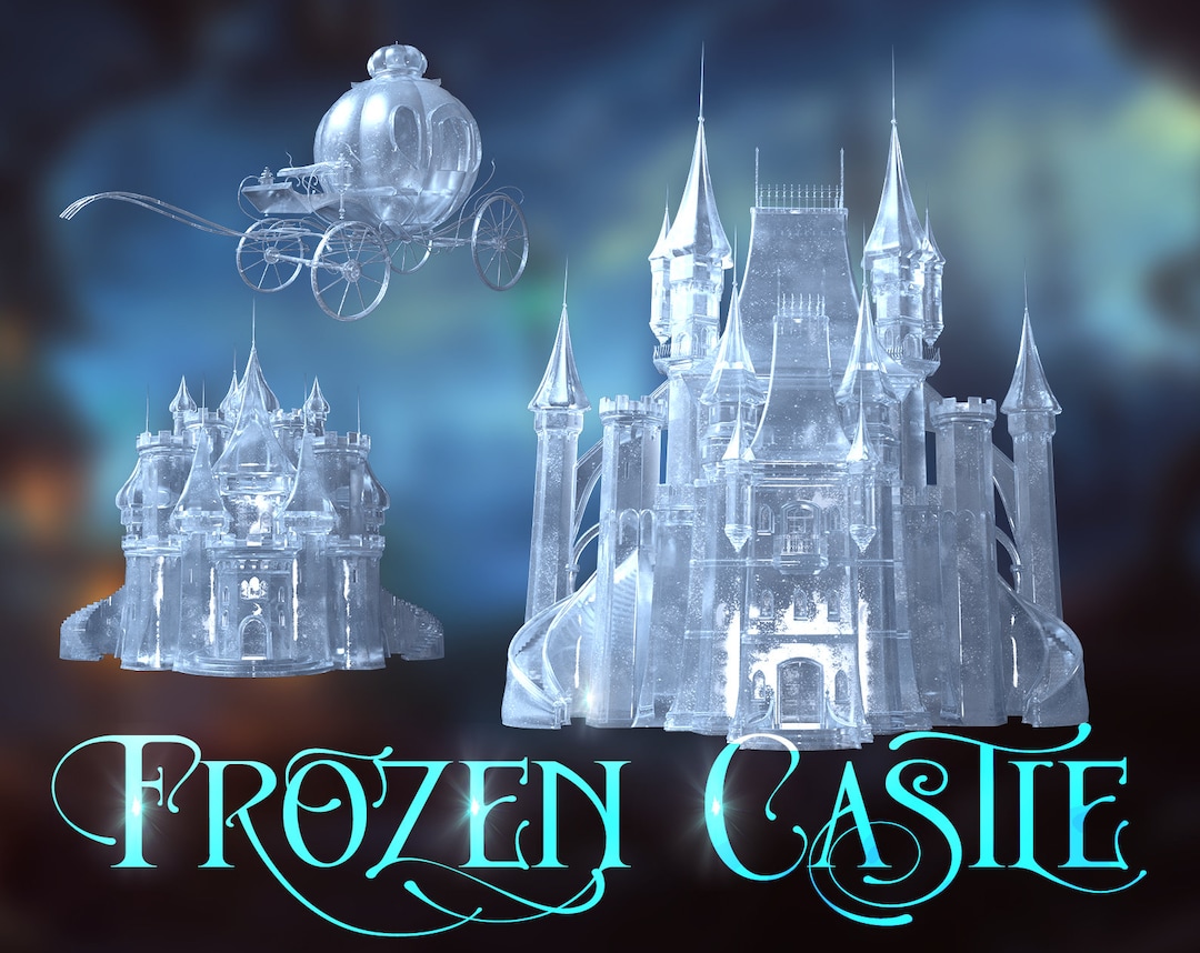 Frozen Castle Overlays , Backdrop Photo Overlays , Photography ...