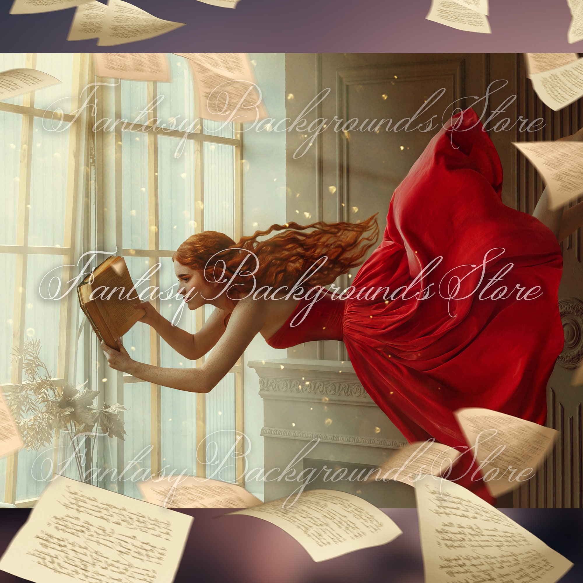 27 Flying Sheet Paper Overlays,magic Books, Photoshop Overlay, Fantasy ...