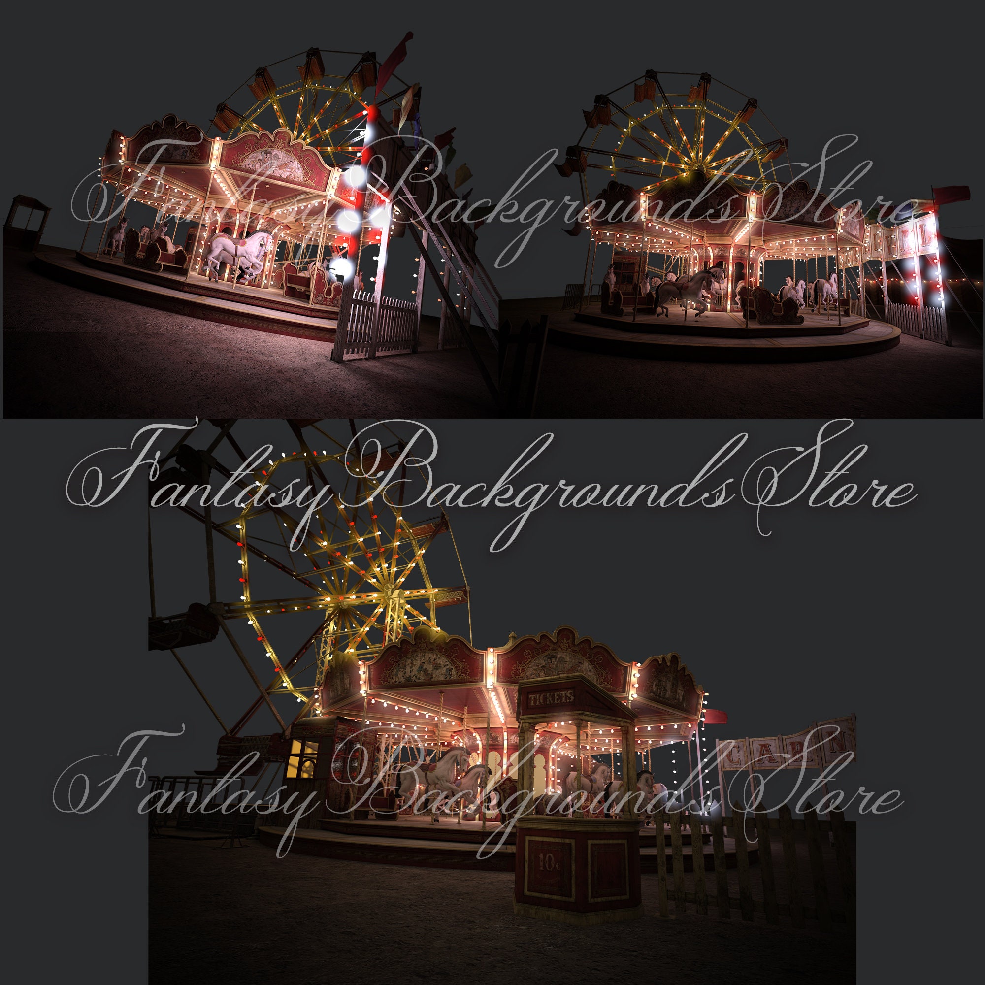 Circus Overlays - Etsy