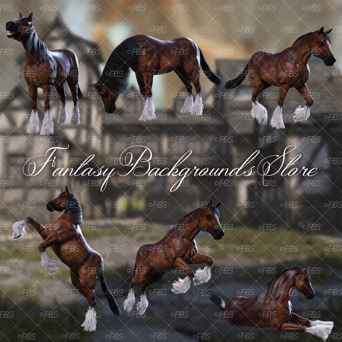 Horse Overlays Backdrop Photo Overlays , Photography Backgrounds and ...