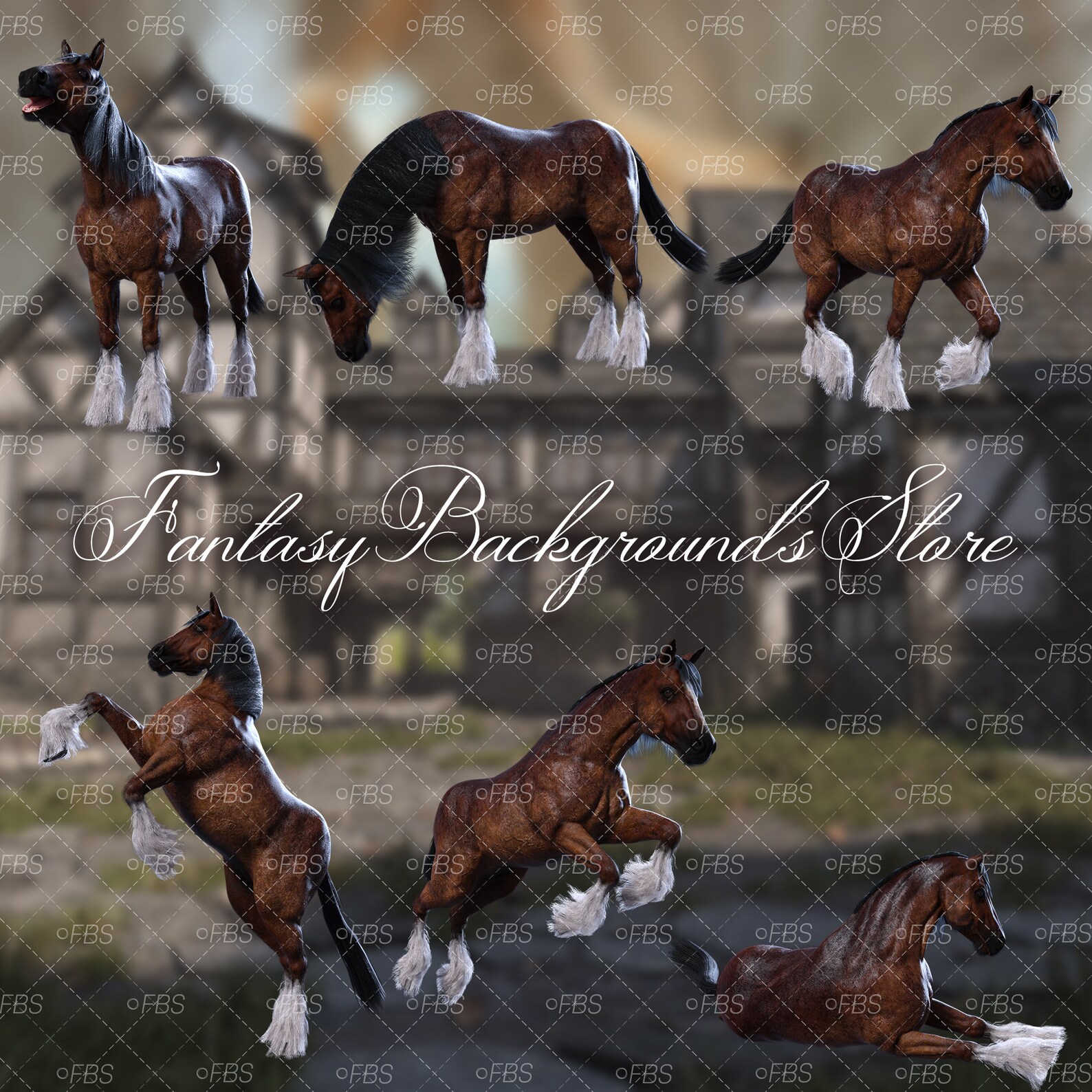 Horse Overlays Backdrop Photo Overlays , Photography Backgrounds and ...