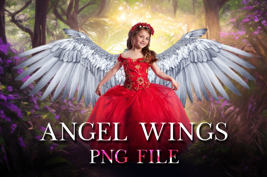 Digital Angel Wings , Digital Wings , Digital Overlays , Angel White ...