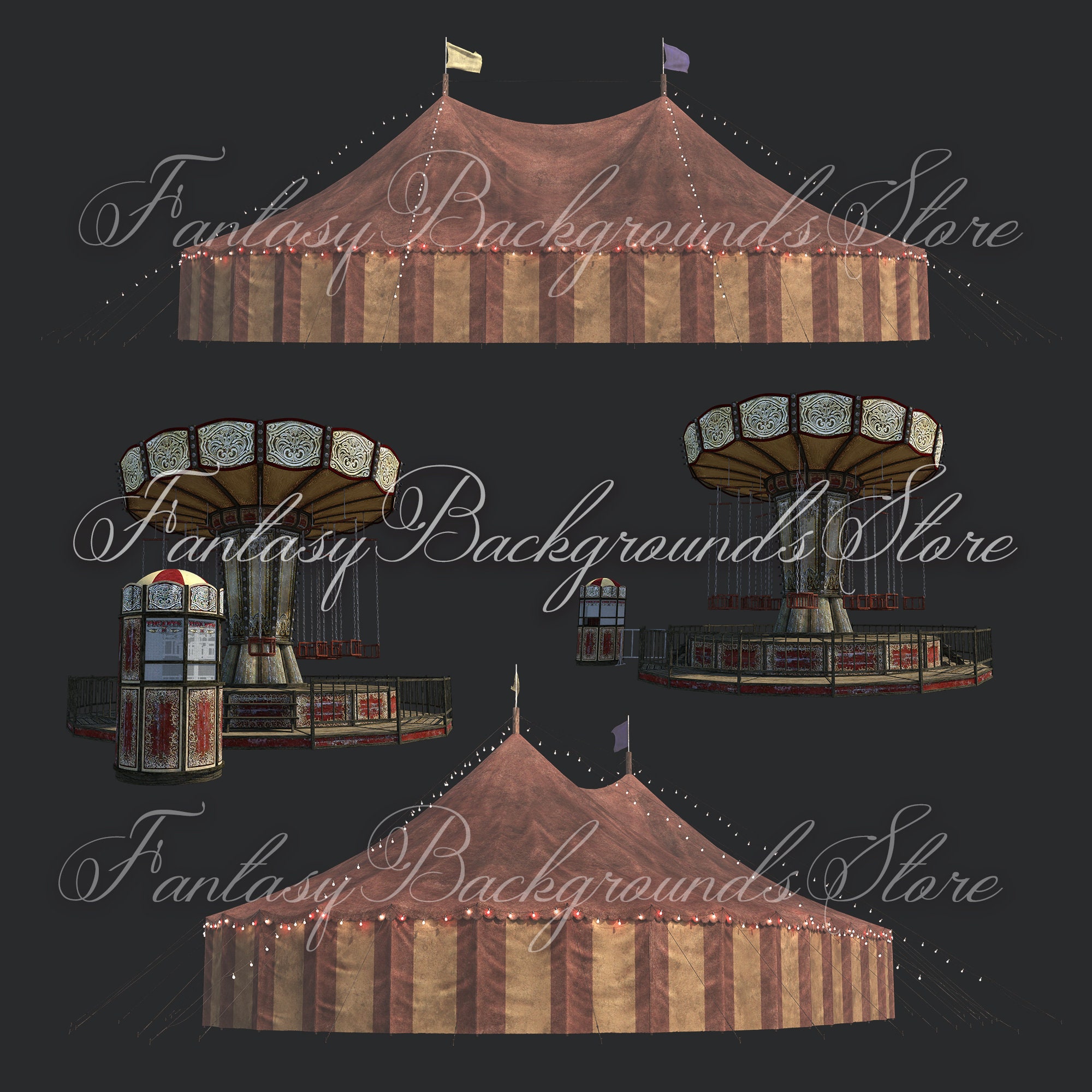 Circus Overlays - Etsy