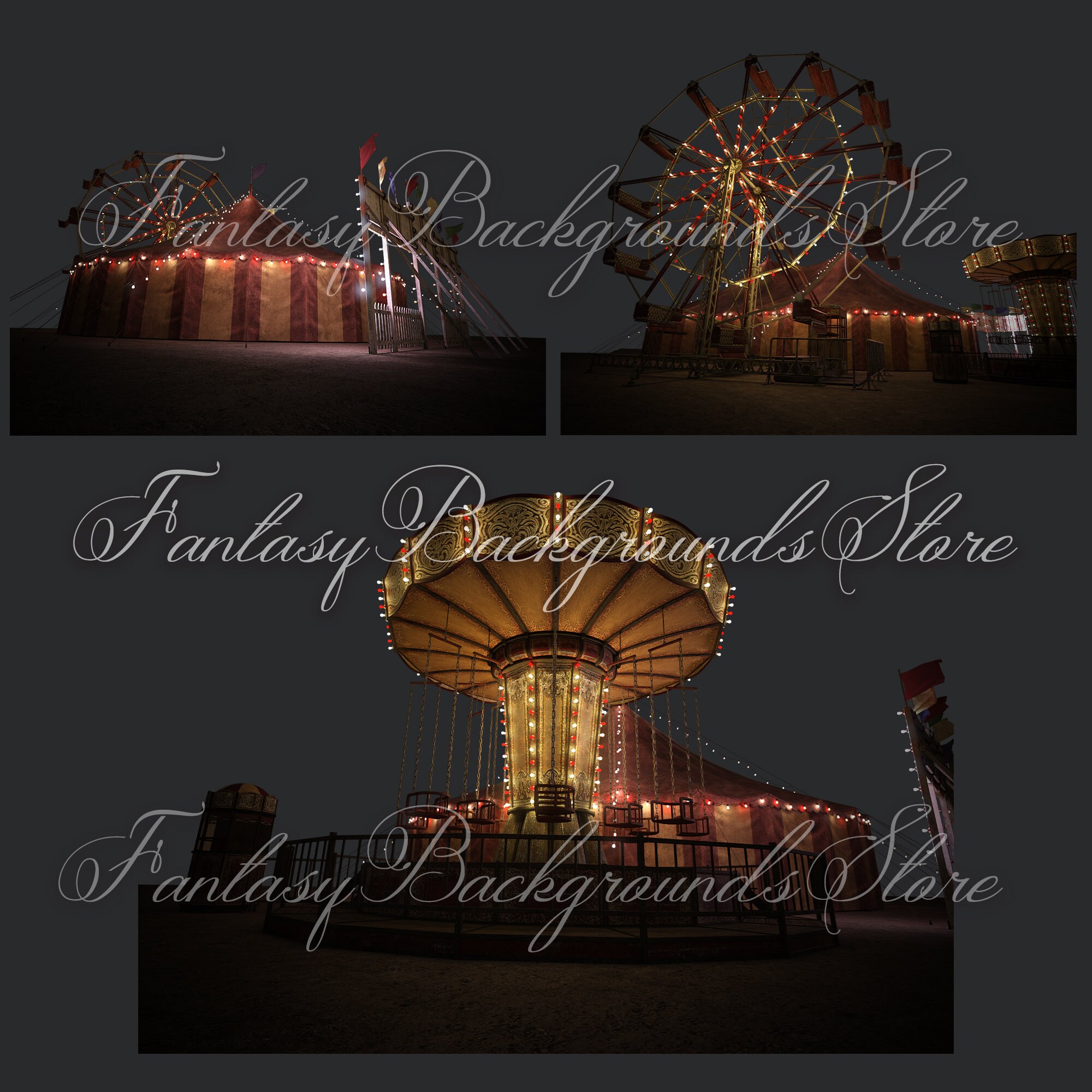 Circus Overlays - Etsy
