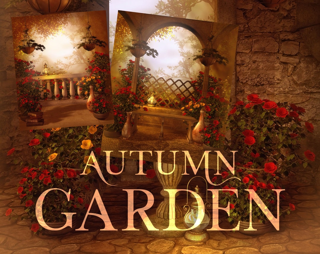 Autumn Garden Backgrounds - Etsy