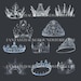 Ice Crowns and Throne Overlays Png - Etsy