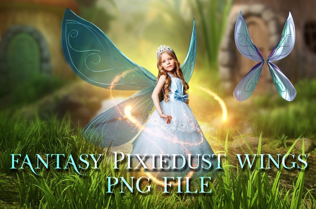 Fantasy Pixie Wings , Digital Wings , Digital Overlays , Fairy Wings ...