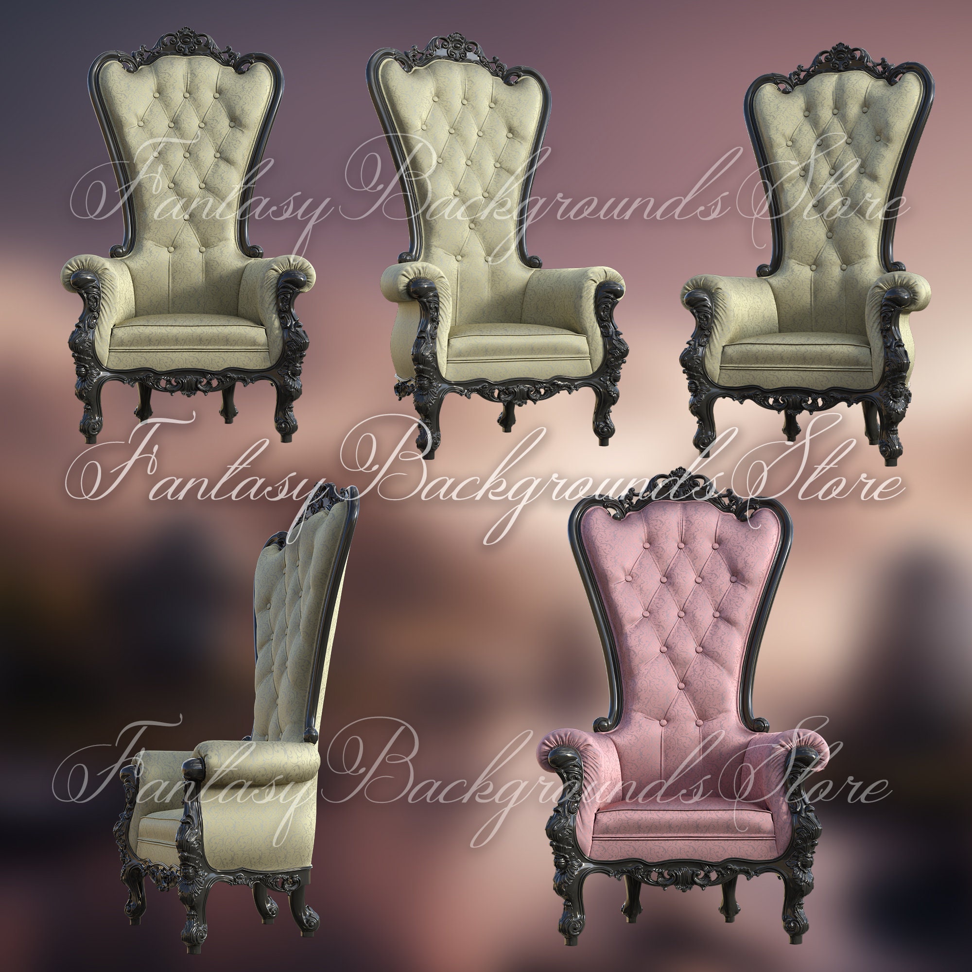 Throne Chair Overlays , Throne Overlays Png , Photography Overlays and ...