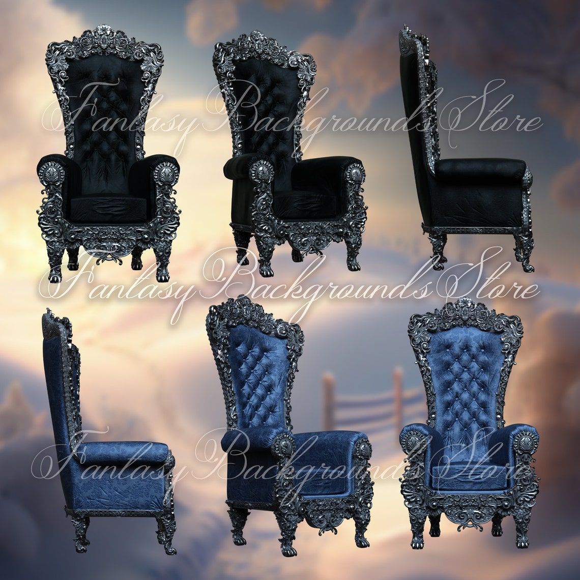 Throne Chair Overlays , Throne Overlays Png , Photography Backgrounds ...