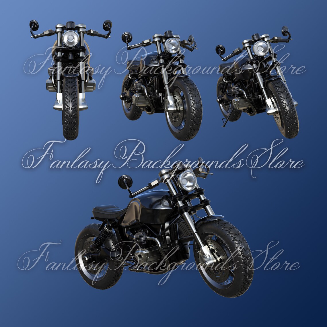 Motorcycle Overlays , Fantasy Motorcycle , PNG , Overlays - Etsy