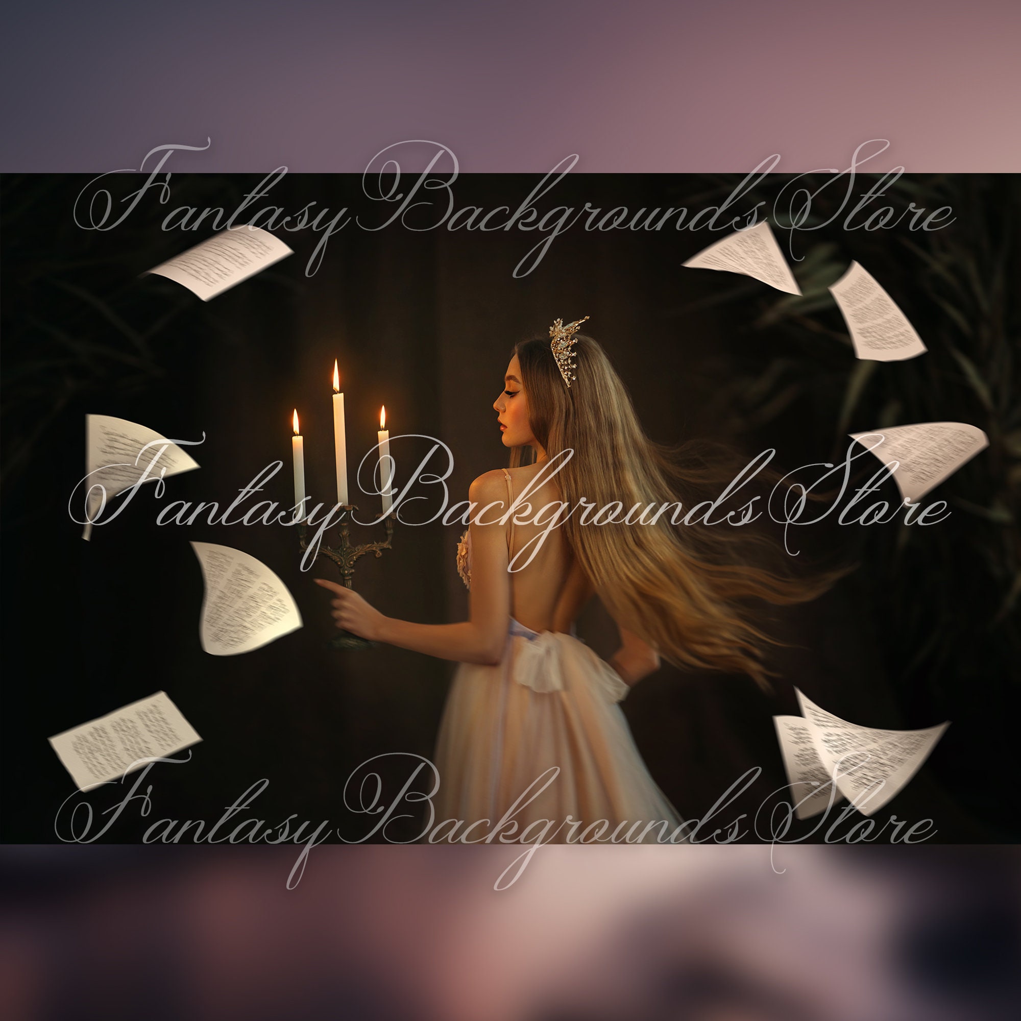 27 Flying Sheet Paper Overlays,magic Books, Photoshop Overlay, Fantasy ...