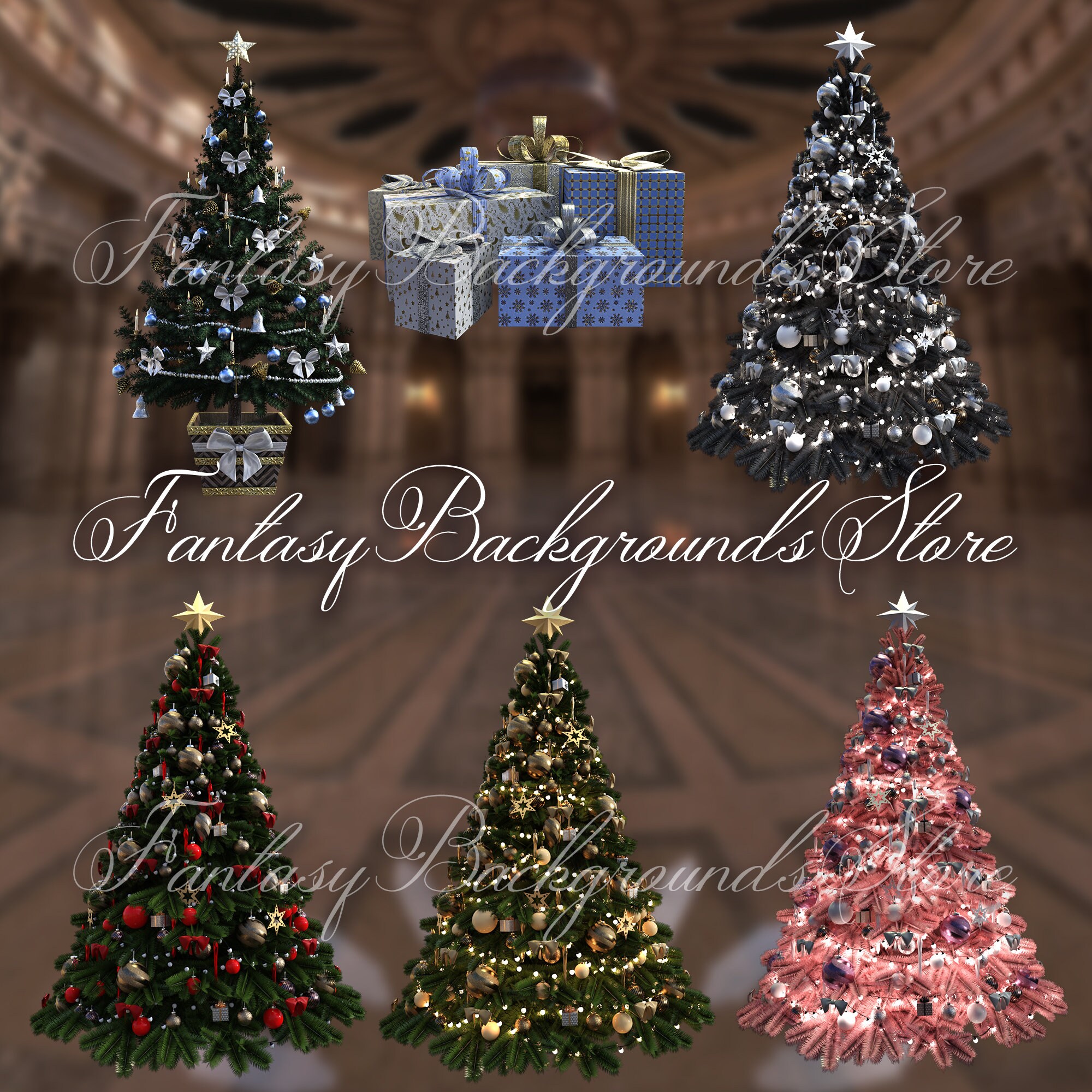 Windows Png and Christmas Trees - Etsy