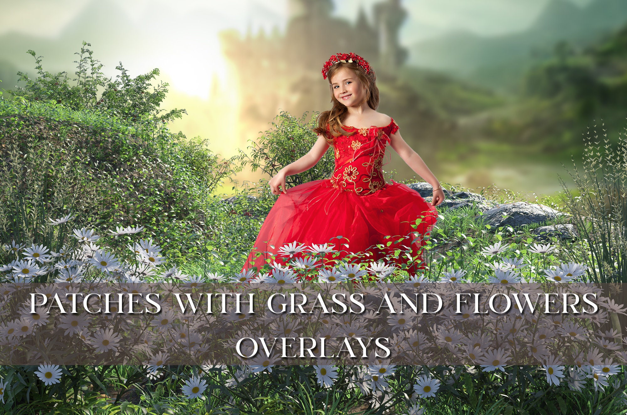 Patches With Flowers Overlays, Grass Overlays , Flowers Overlays , PNG ...