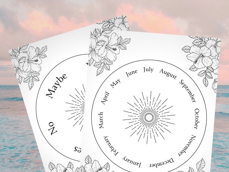 Pendulum Board Coloring Pages Printable PDF Digital Download - Etsy