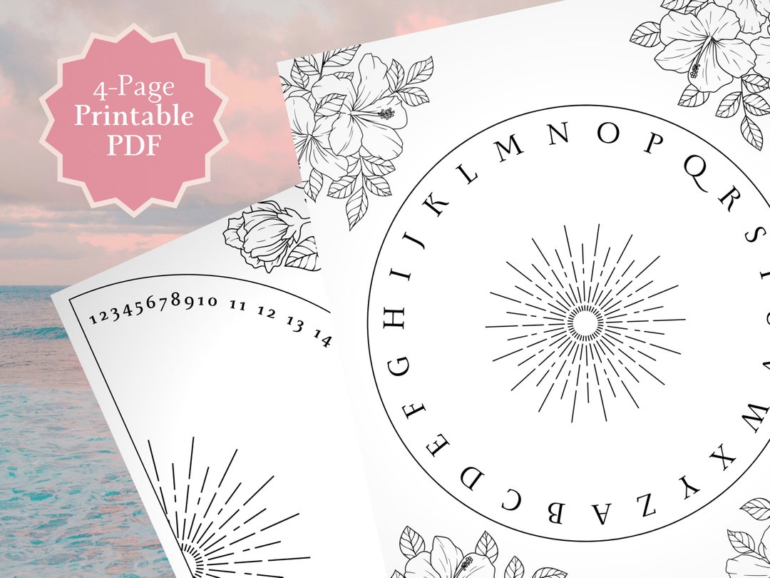 Pendulum Board Coloring Pages Printable PDF Digital Download - Etsy