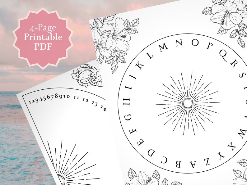 Pendulum Board Coloring Pages Printable PDF Digital Download - Etsy