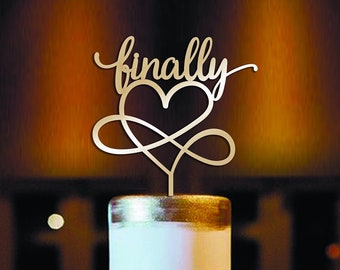Wedding Cake Topper Infinity - Etsy