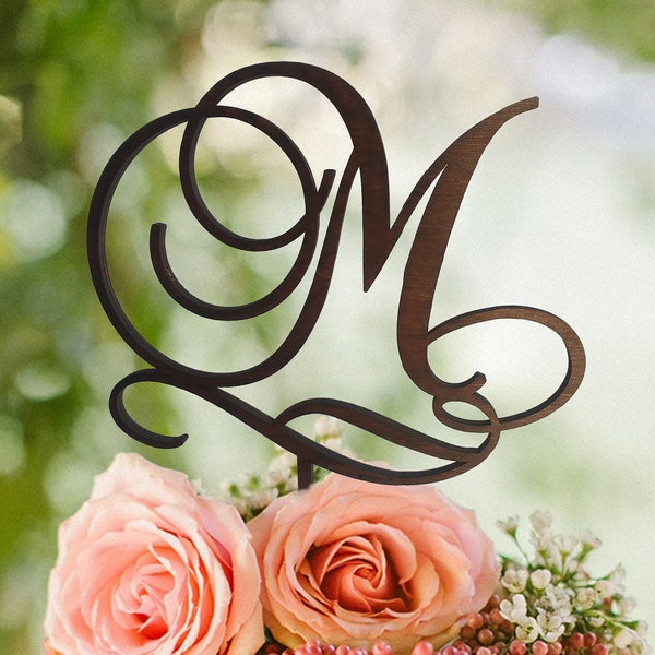 M Cake Topper - Etsy