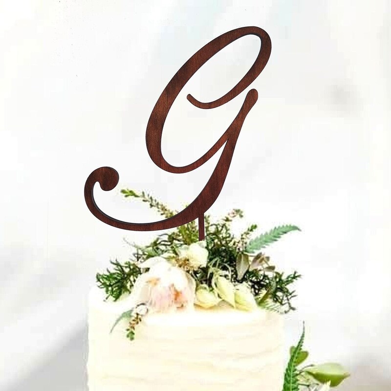 Gold Cake Topper - Etsy
