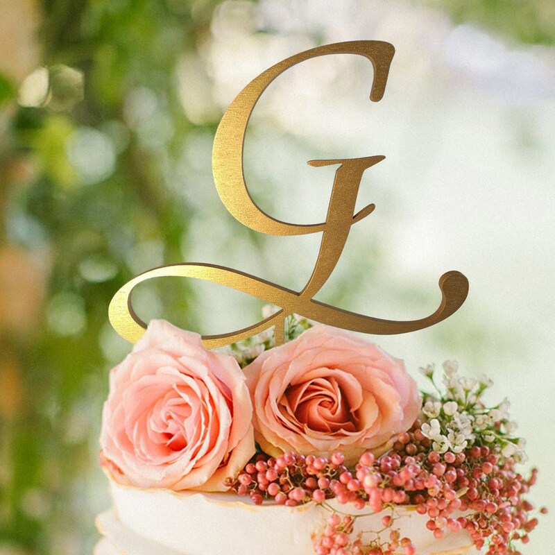 G Cake Topper - Etsy