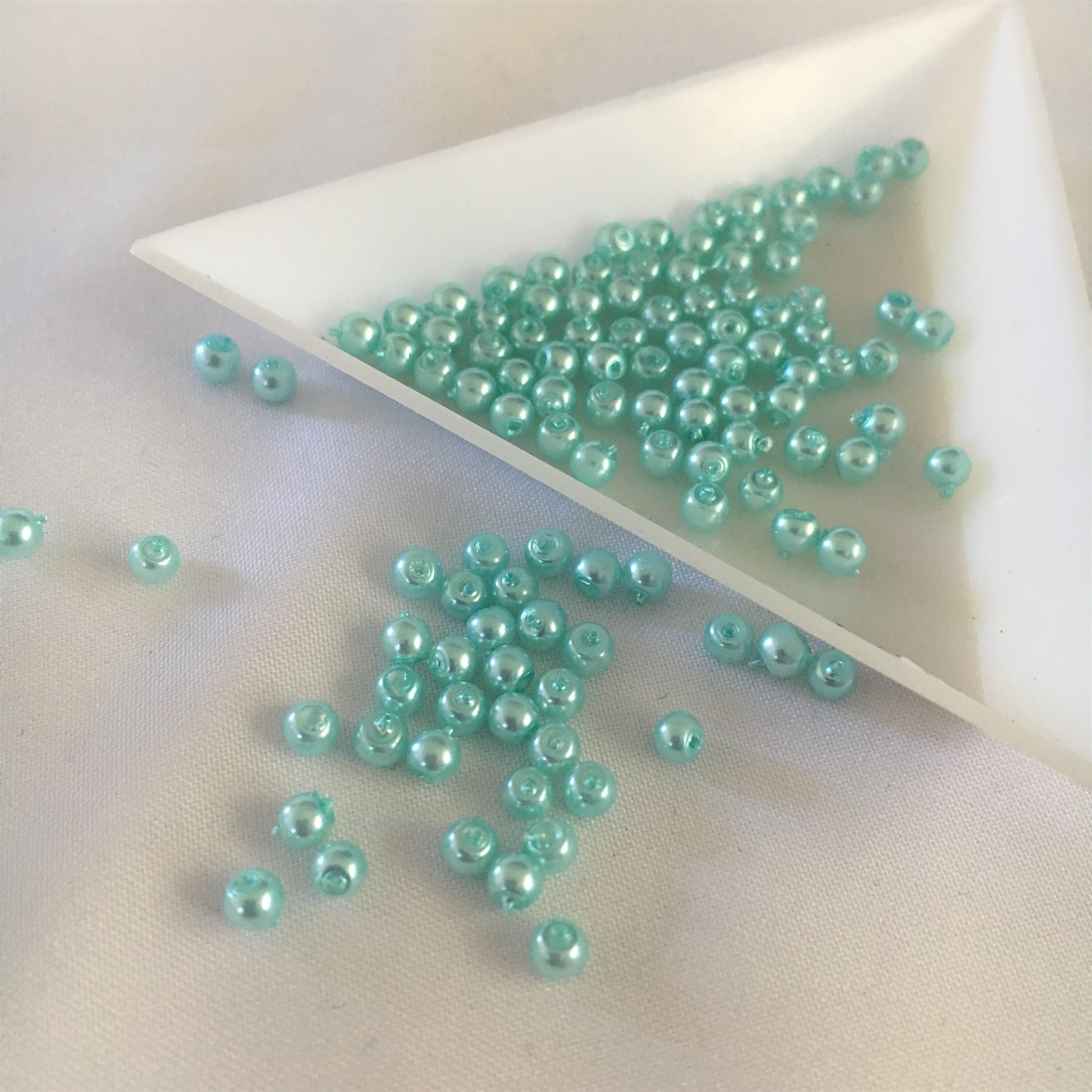 Glass Pearls, 3mm, Various Colours, Bulk Bead Pack, Craft Beads ...