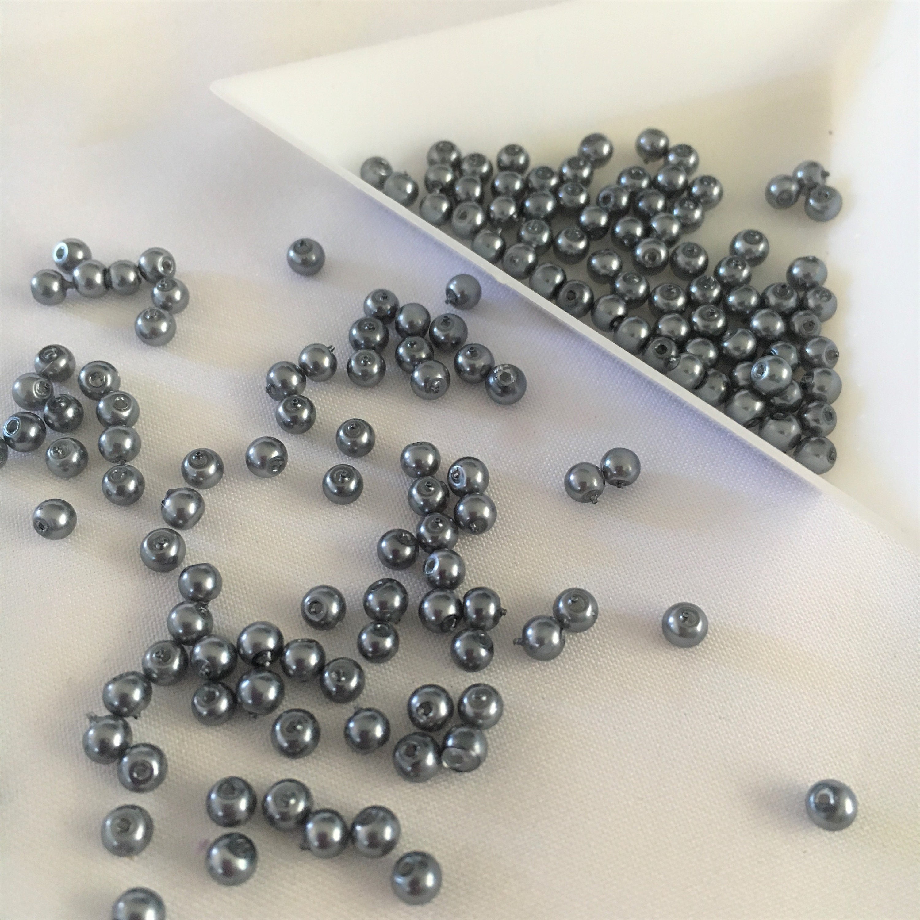 Glass Pearls 3mm Various Colours Bulk Bead Pack Craft - Etsy