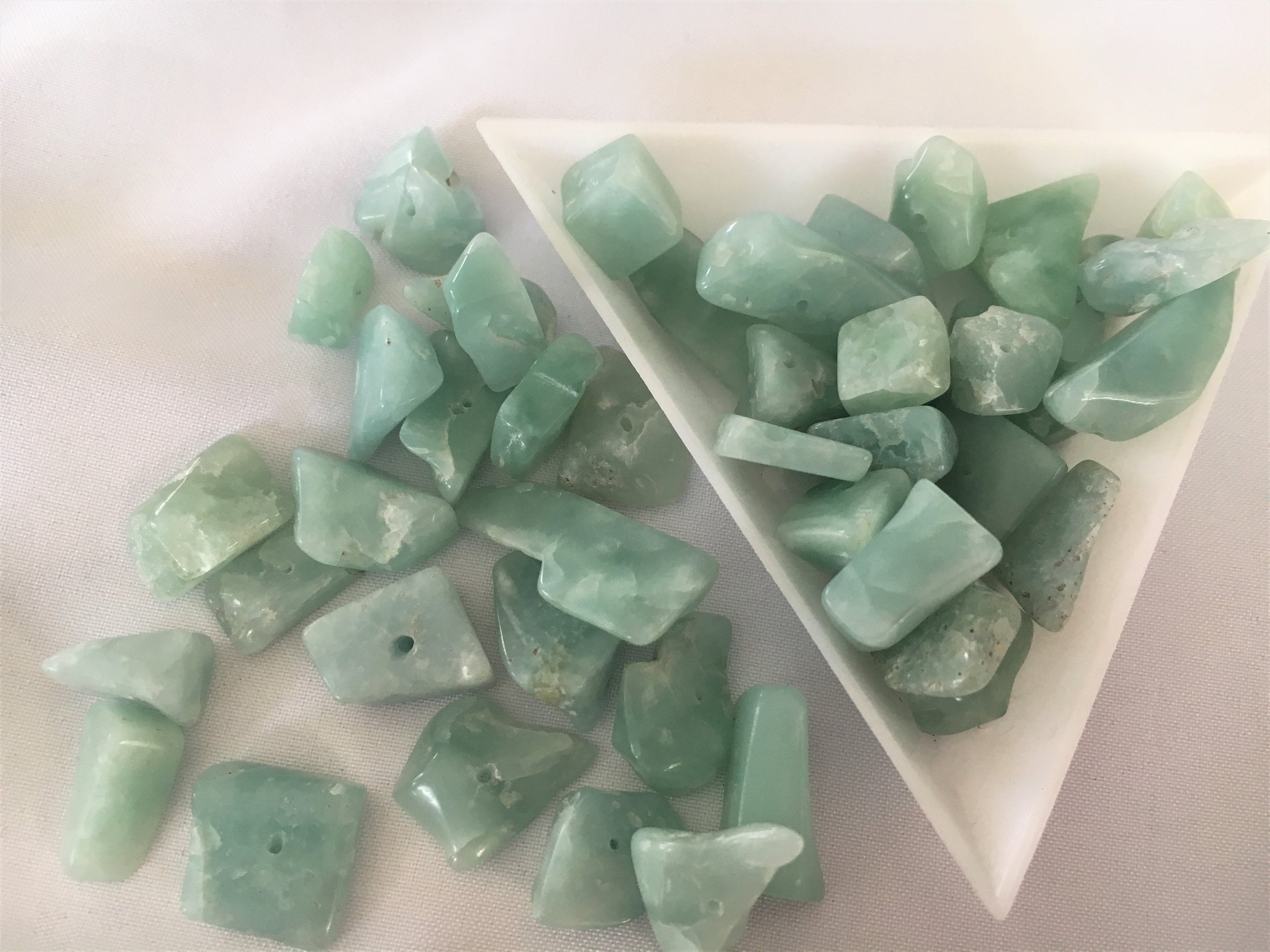Amazonite Large Chip Strand, Semi Precious Chips, Gemstone Chips ...