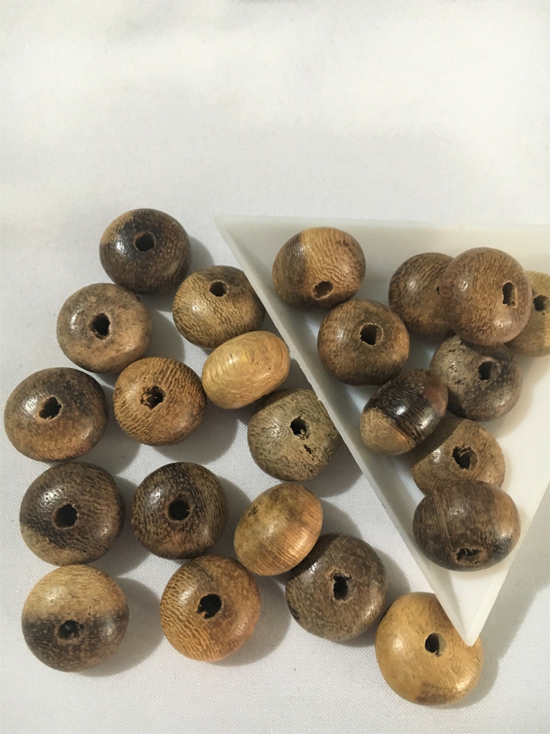 Brown Rondelle Wooden Beads, Bulk Pack, DIY Jewellery, Round Beads ...