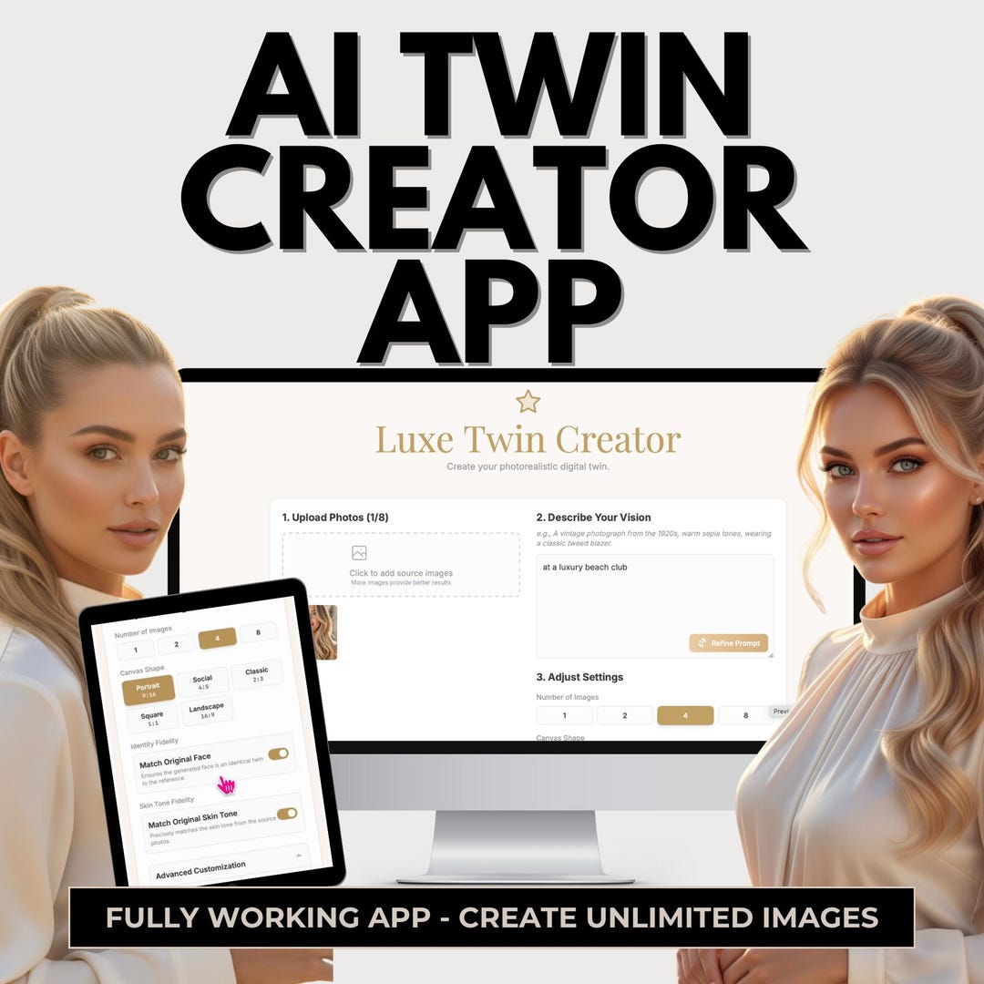 AI Twin Generator | Digital Twin Maker | Realistic Lookalike Avatar ...