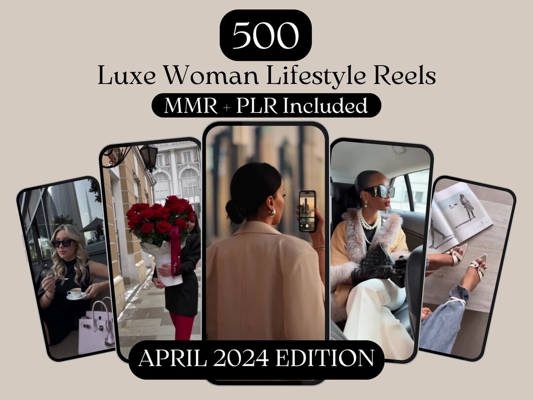 500 Rich Luxury Women Reels Luxury Reels for Tiktok Instagram Instant Download Luxury Rich Women ...