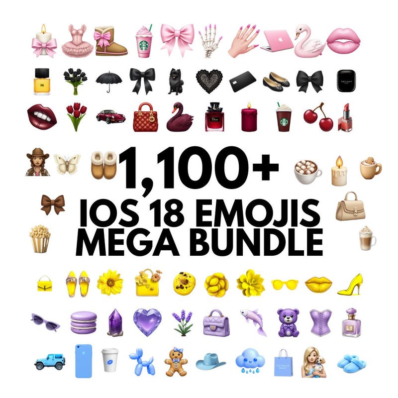 iPhone Emoji Stickers - Etsy