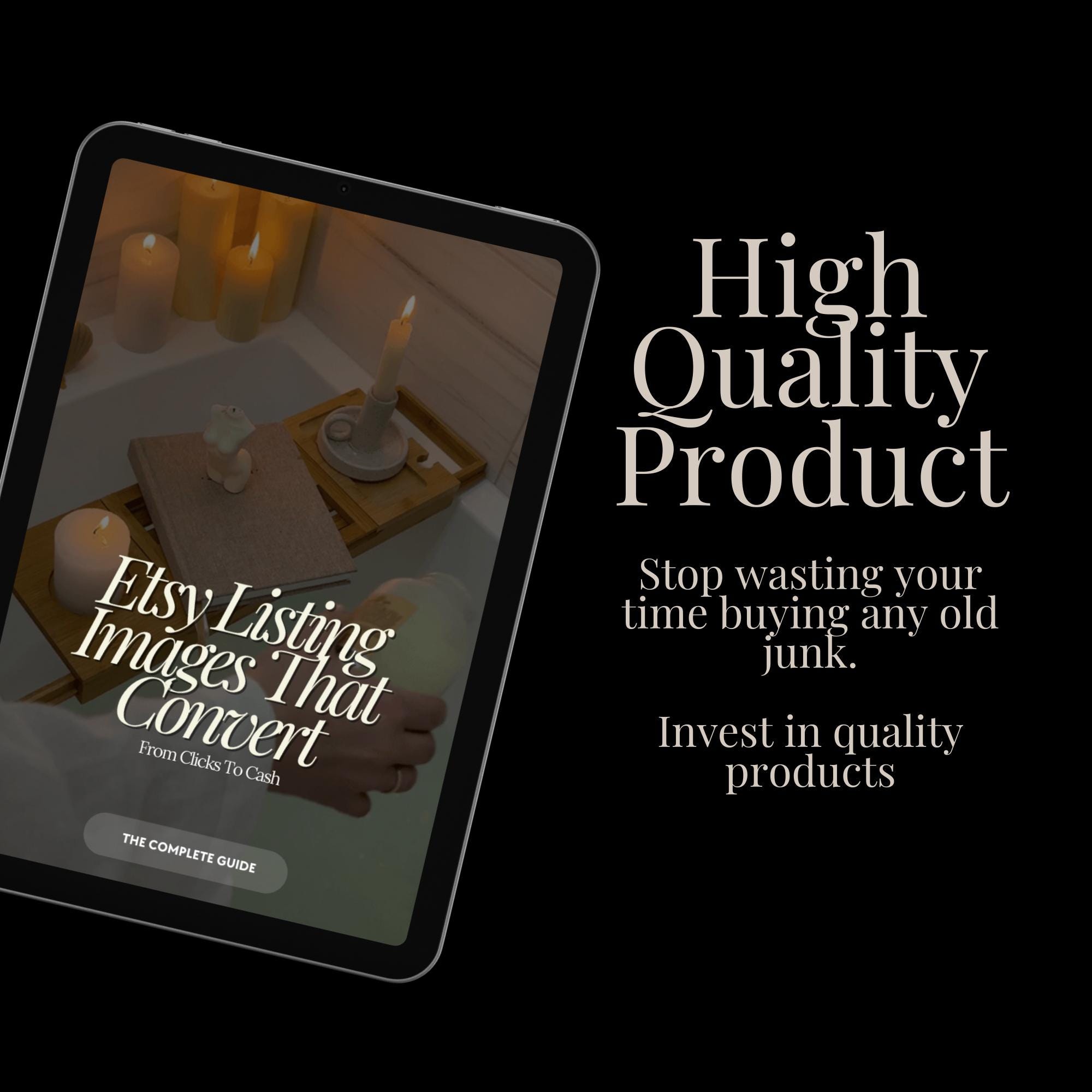 Etsy Listing Image Guide: Canva Template for Thumbnail Optimization (20 ...