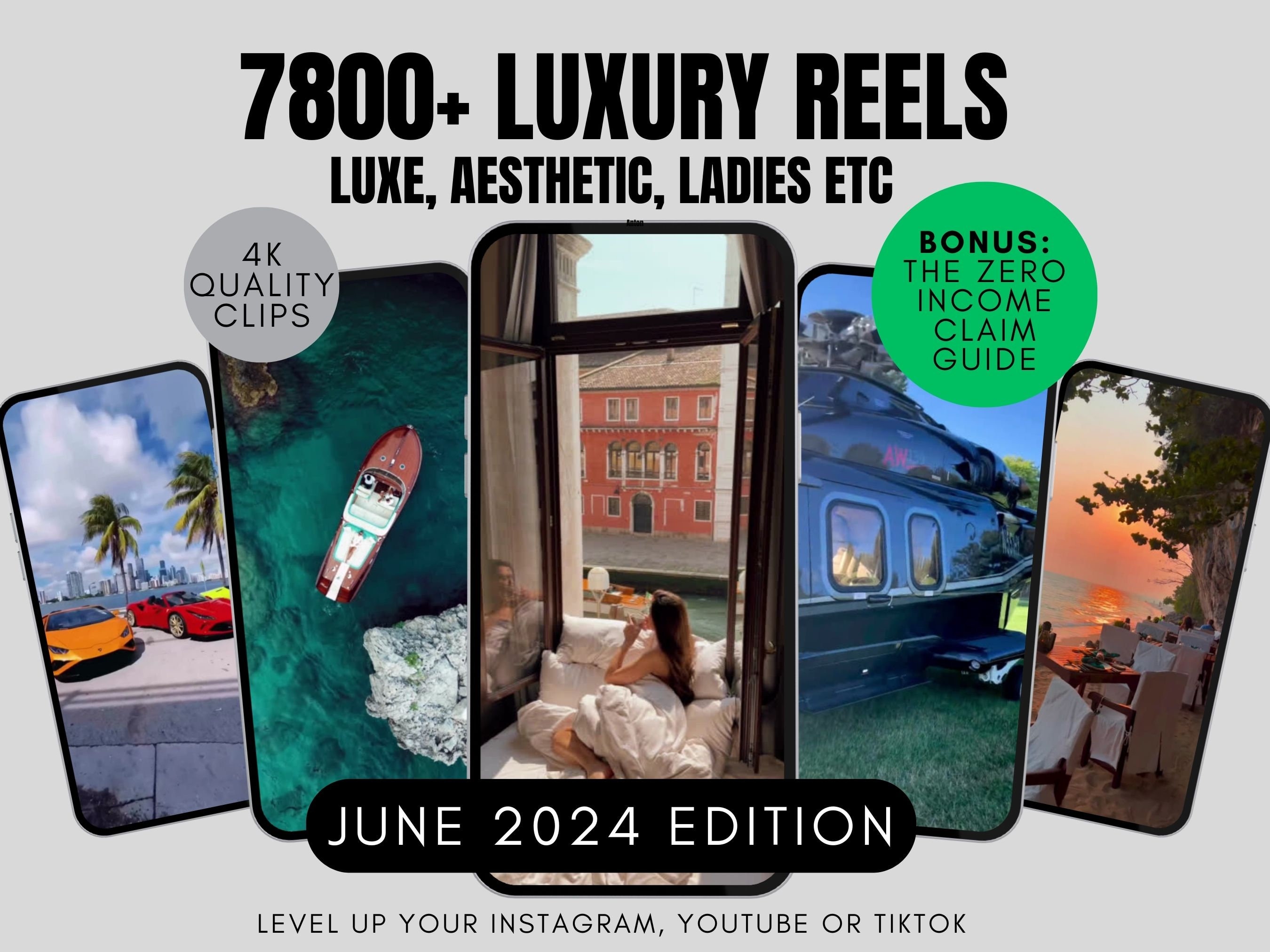 7800 Rich Luxury Lifestyle Reels Luxury Reels for Tiktok Instagram instant Download Luxury Rich ...