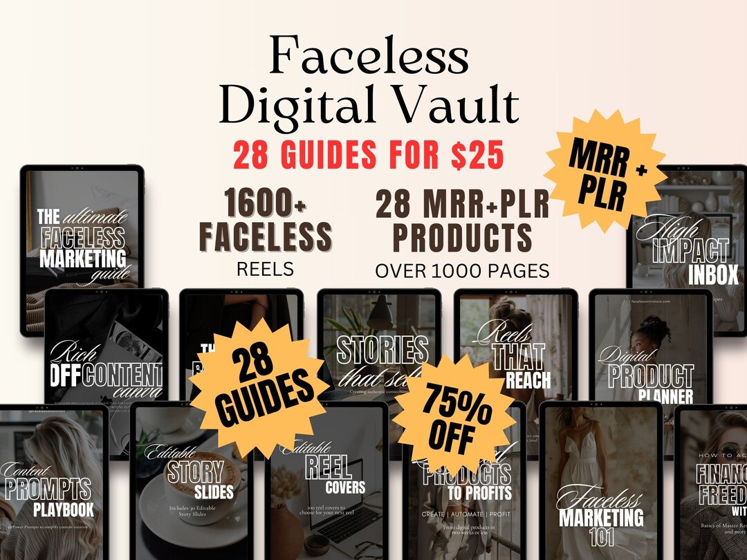 Digital Marketing Bundle for Digital Products, Done for You Digital ...